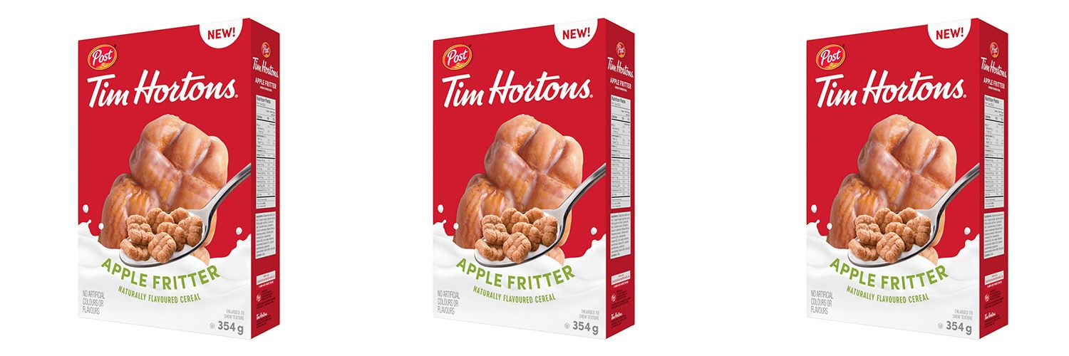 Post Tim Hortons Apple Fritter Flavoured Cereal is Coming to a Cereal ...